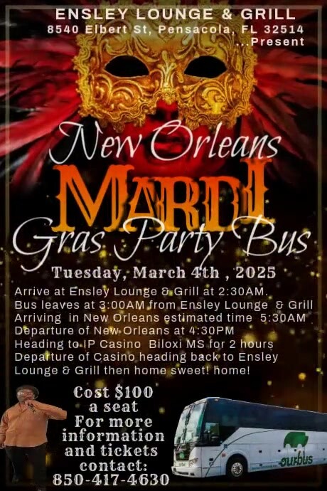 Mardi Gras Night Celebration | PosterMyWall