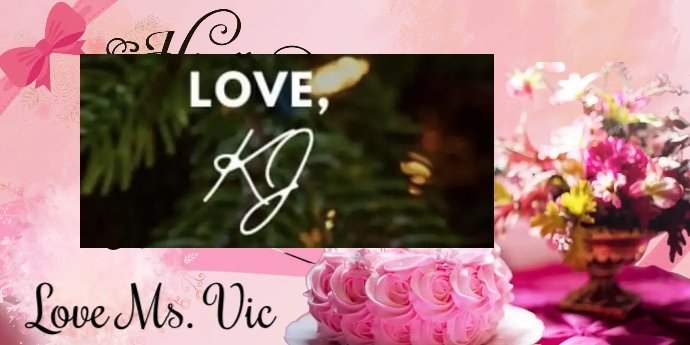 Copy of Pink Floral Happy Birthday Banner | PosterMyWall