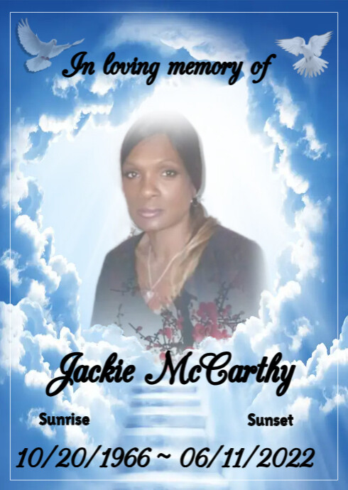 Jackie McCarthy Shirt Mock | PosterMyWall