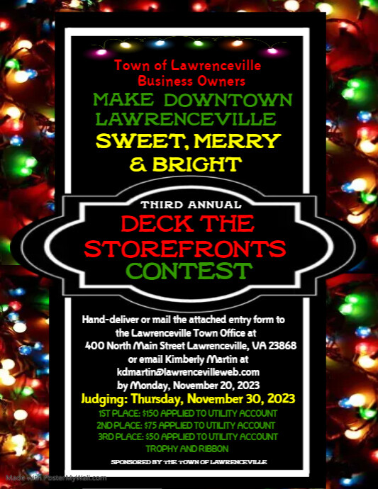 2023 Light Up Our Town for Businesses | PosterMyWall