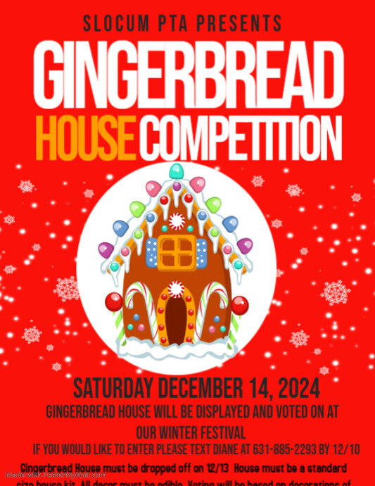 Copy of Gingerbread House Competition Poster | PosterMyWall