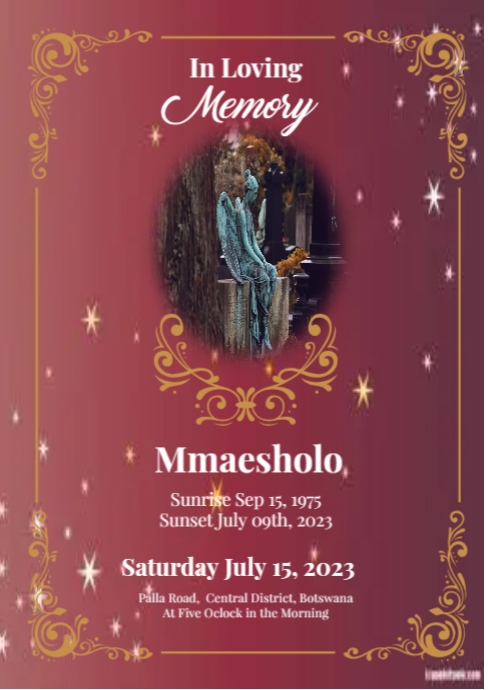 Copy of Funeral Program Template | PosterMyWall