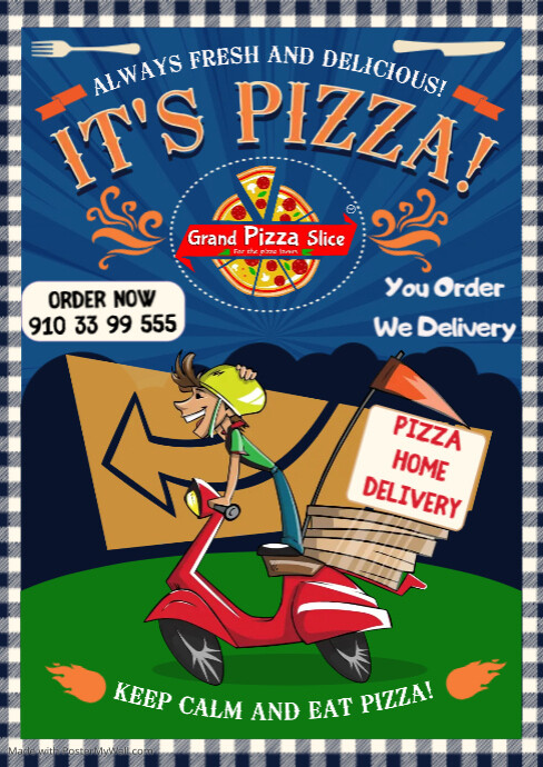 PIZZA POSTER | PosterMyWall