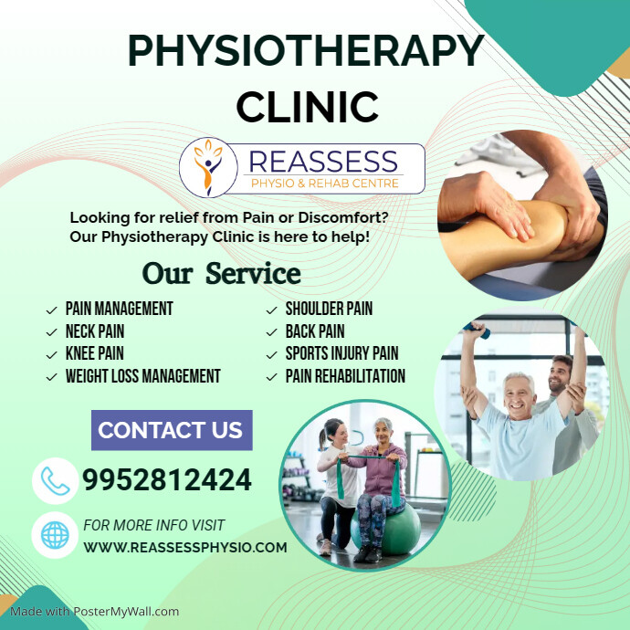 PHYSIOTHERAPY CLINIC | PosterMyWall