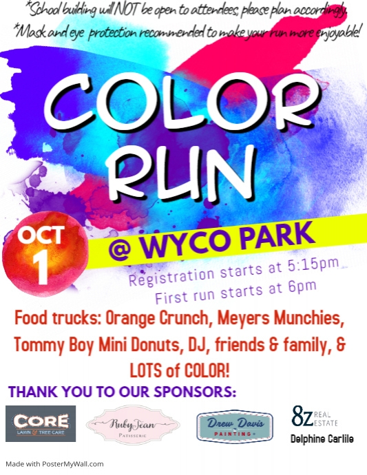 Copy of Copy of Color Run Flyer | PosterMyWall