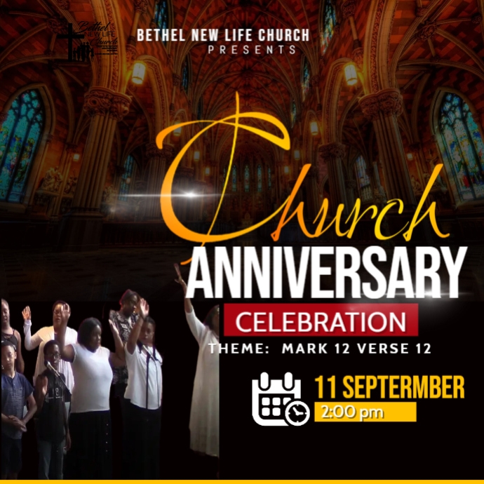 church anniversary | PosterMyWall