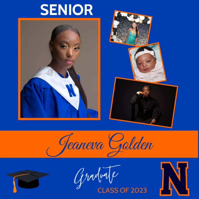 Graduation Announcement Invitation Card | PosterMyWall