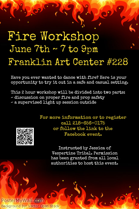 fire workshop | PosterMyWall