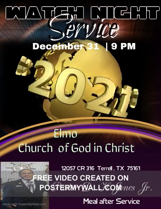 Copy of Watch Night Service | PosterMyWall