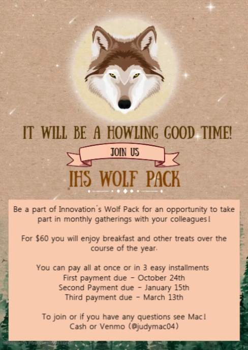 Forest wolf theme invitation | PosterMyWall