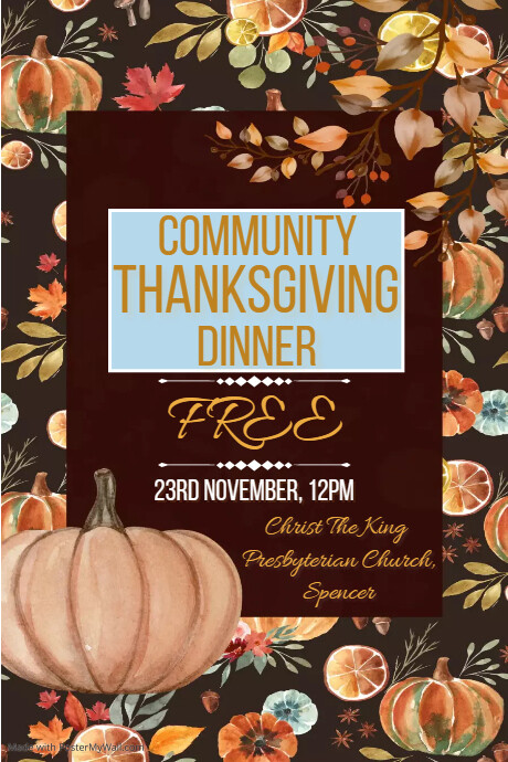 CTK Thanksgiving Dinner 2023 | PosterMyWall