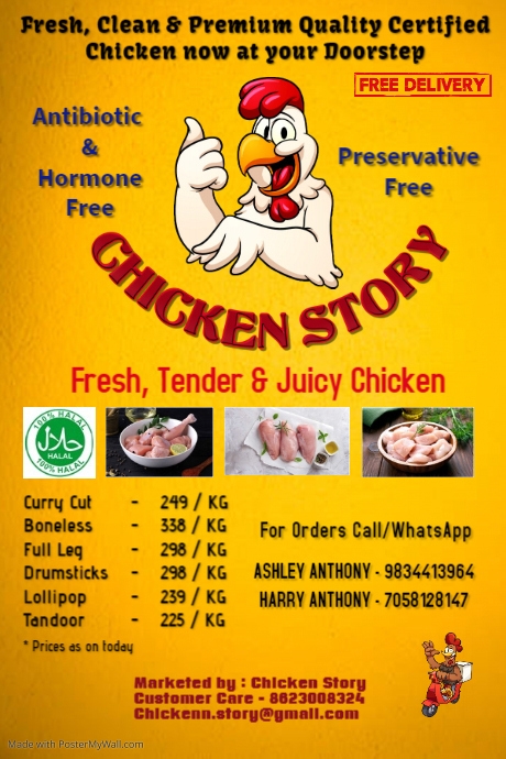 HAPPY_CHICKEN | PosterMyWall