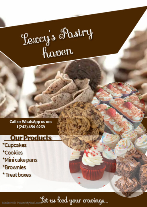 Cakes n baking flyer template | PosterMyWall