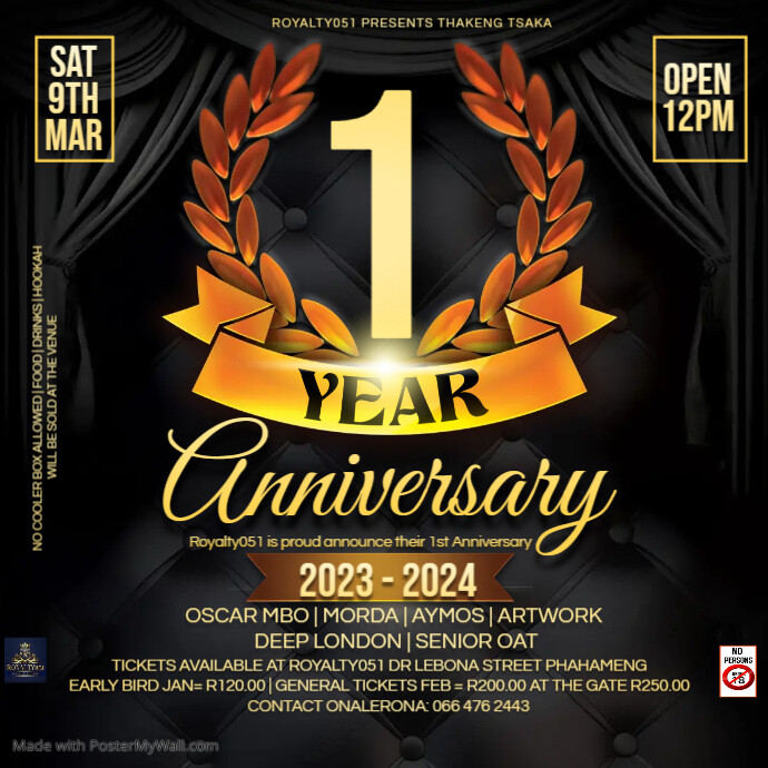 Anniversary Flyer / Poster Template | PosterMyWall