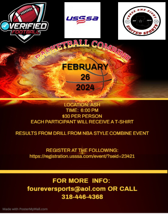 ASH COMBINE BASKETBALL | PosterMyWall