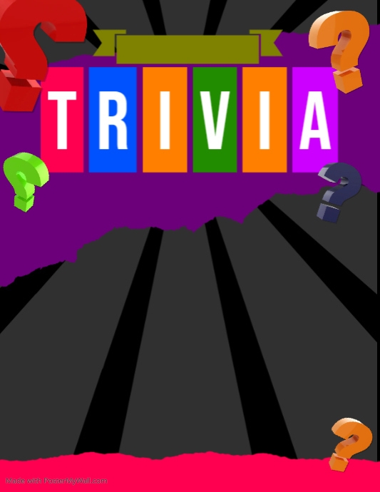 Trivia Game Night Flyer | PosterMyWall