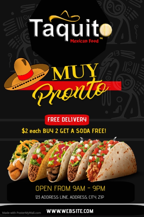 Copia de TACOS | PosterMyWall