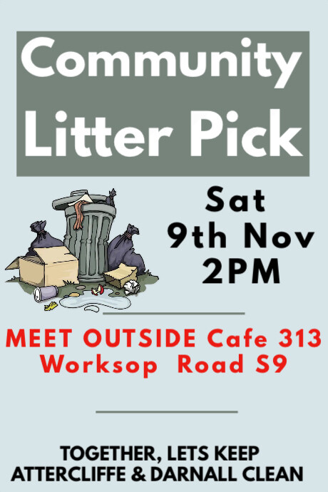 Copy of community litter pick | PosterMyWall
