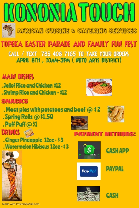 African restaurant flyer | PosterMyWall