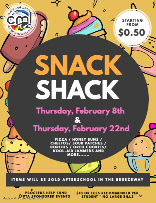 Snack Shack flyer (1) | PosterMyWall