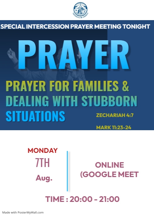 Prayer conference | PosterMyWall