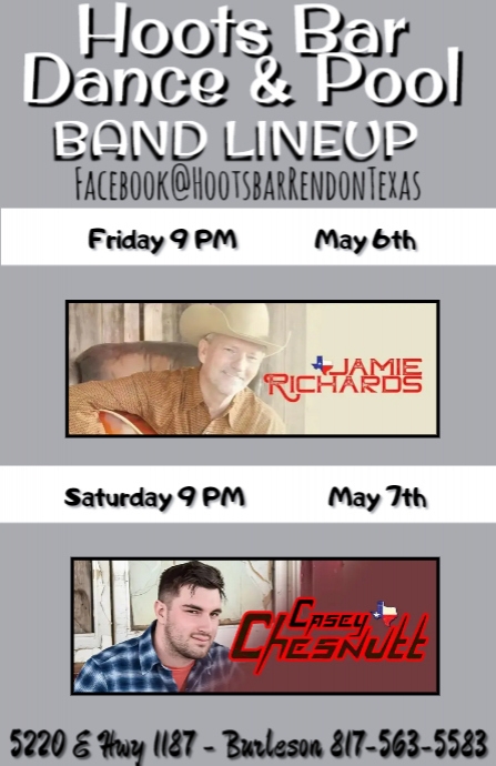 WEEKEND LINEUP 5/6 | PosterMyWall