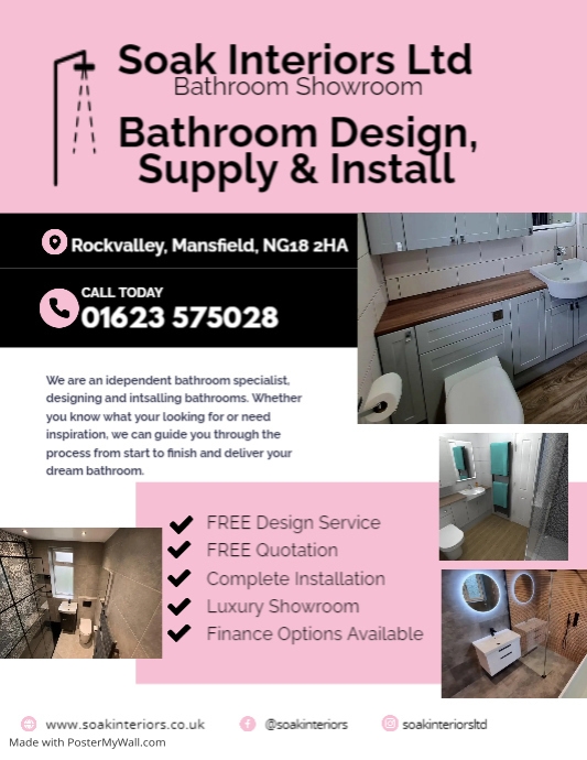 Bathroom and Kitchen Contractor FLyer | PosterMyWall
