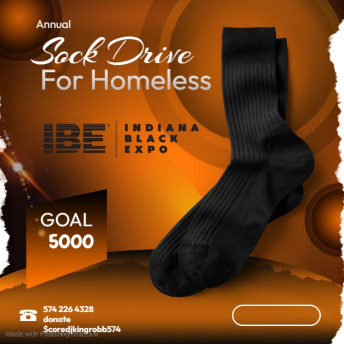 Sports Sock Template Ads | PosterMyWall