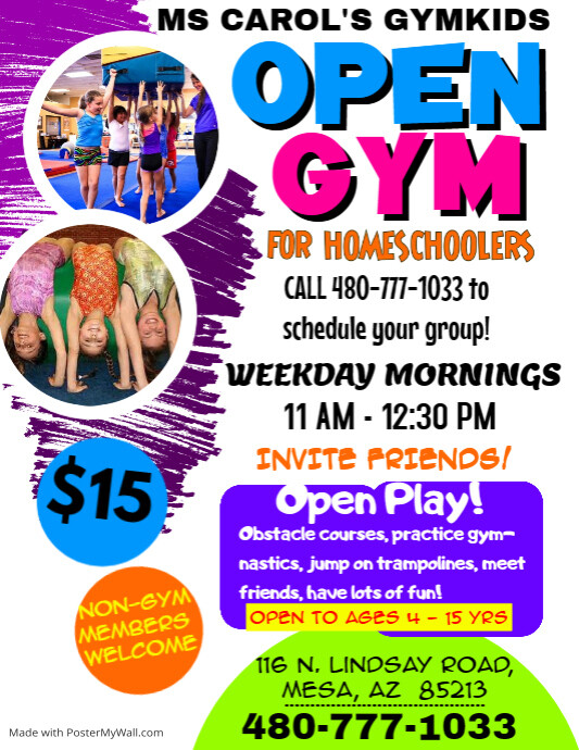 OPEN GYM PROMO | PosterMyWall