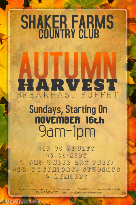 Breakfast Brunch is Back! | PosterMyWall