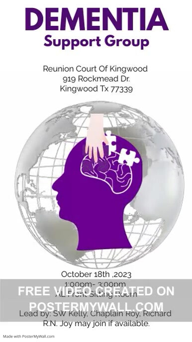 May 15-21 Dementia Action Week | PosterMyWall