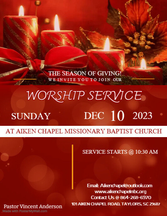 Church Christmas Service | PosterMyWall