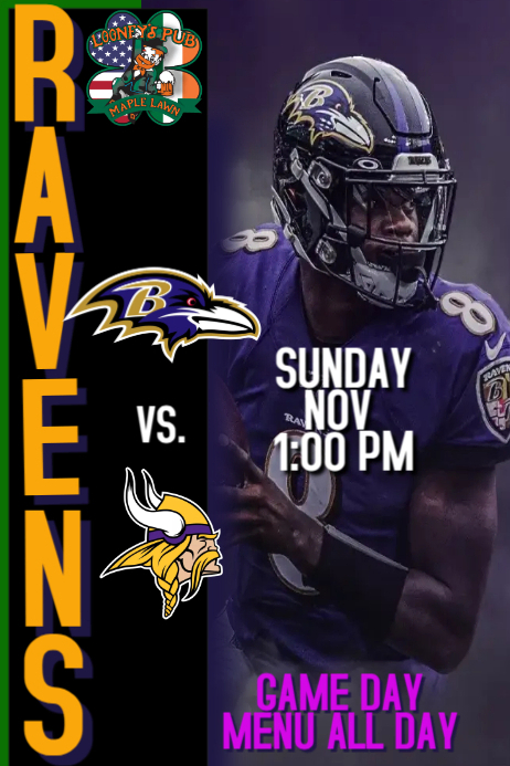 RAVENS 12.31 | PosterMyWall