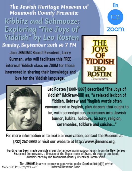 Yiddish Class Flyer DRAFT | PosterMyWall