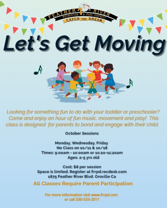 Let's Get Moving Class October- Instagram Post | PosterMyWall