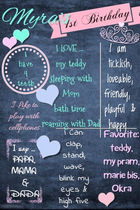 Copy of Birthday Girl Brag Poster | PosterMyWall