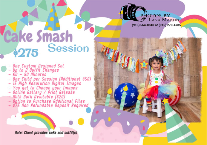 Cake Smash | PosterMyWall
