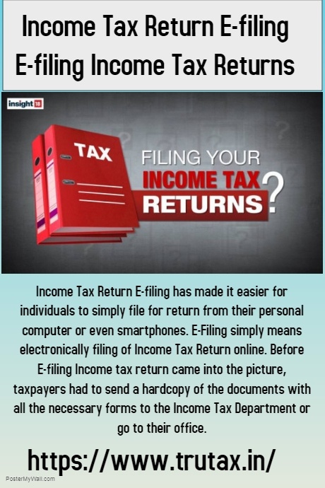 E-filing income tax returns | PosterMyWall