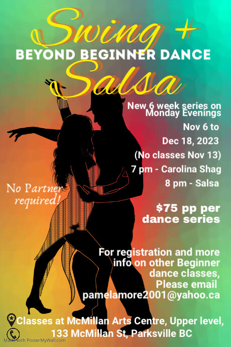 Copy of Ballroom dancing classes template | PosterMyWall
