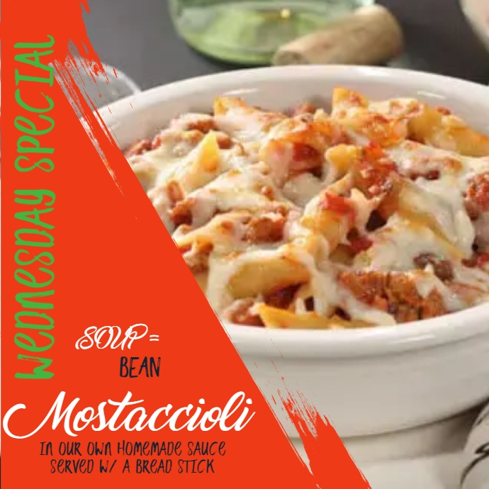 Pasta Instagram Restaurant Post Template | PosterMyWall