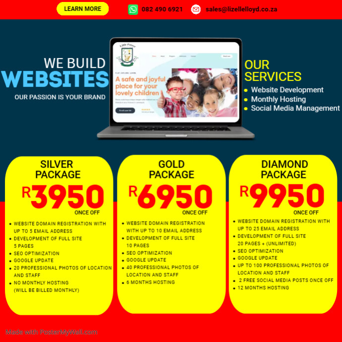 Website Design Service Ad | PosterMyWall
