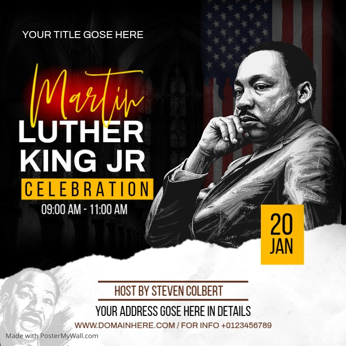 MARTIN LUTHER KING JR | PosterMyWall