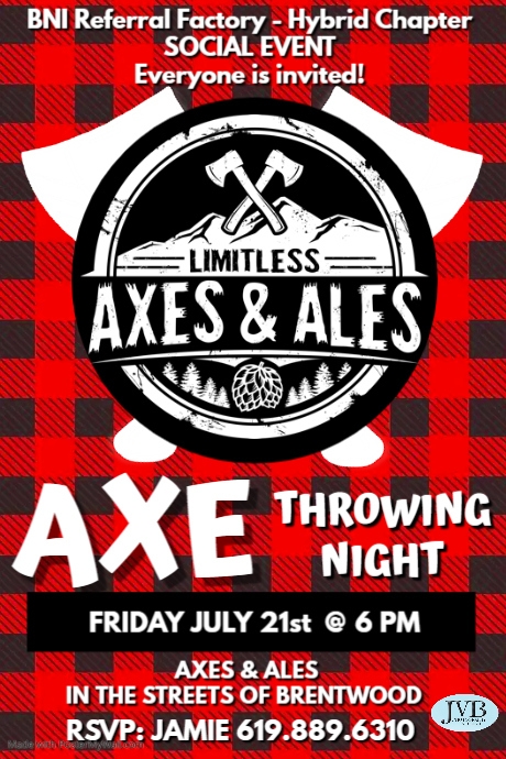 Template axe throwing | PosterMyWall