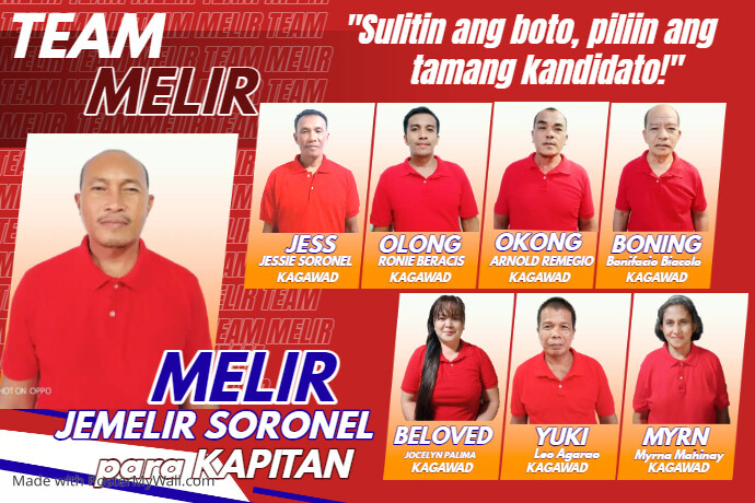 Red Political Campaign Banner (1) | PosterMyWall