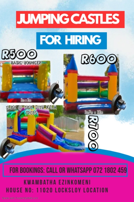 Copy of Jumping Castle Poster | PosterMyWall