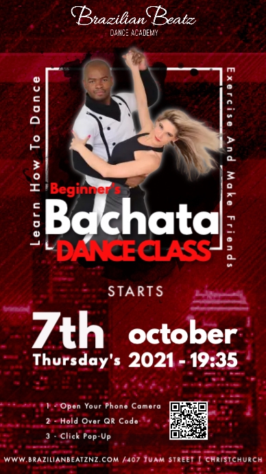 Copy of 7th October Bachata Class | PosterMyWall