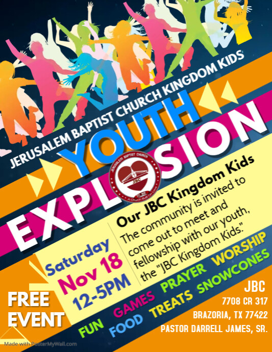 Youth Explosion | PosterMyWall