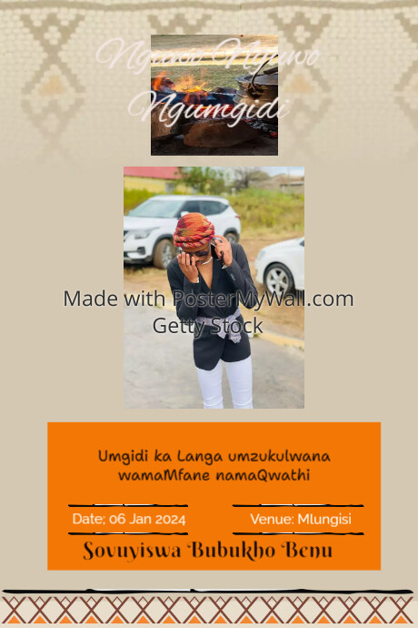 Africa Traditional Invitation | PosterMyWall