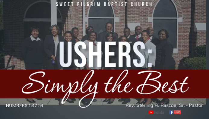 Copy of USHERING | PosterMyWall