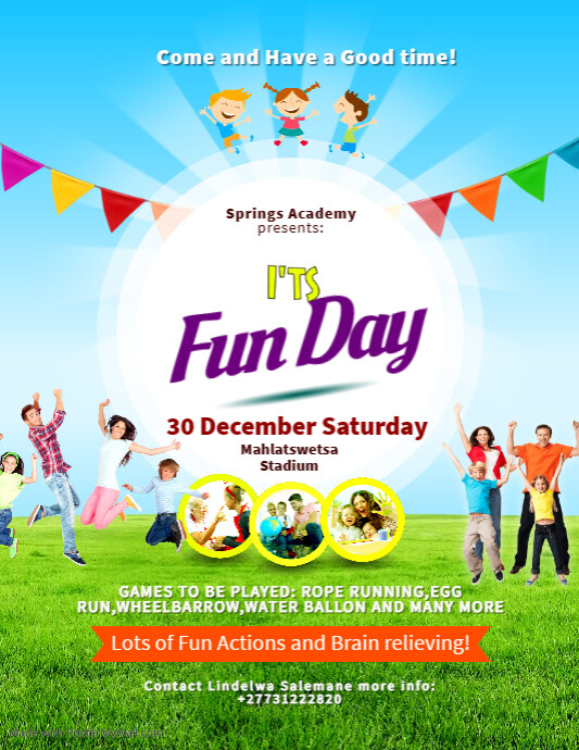 Fun day flyer template | PosterMyWall